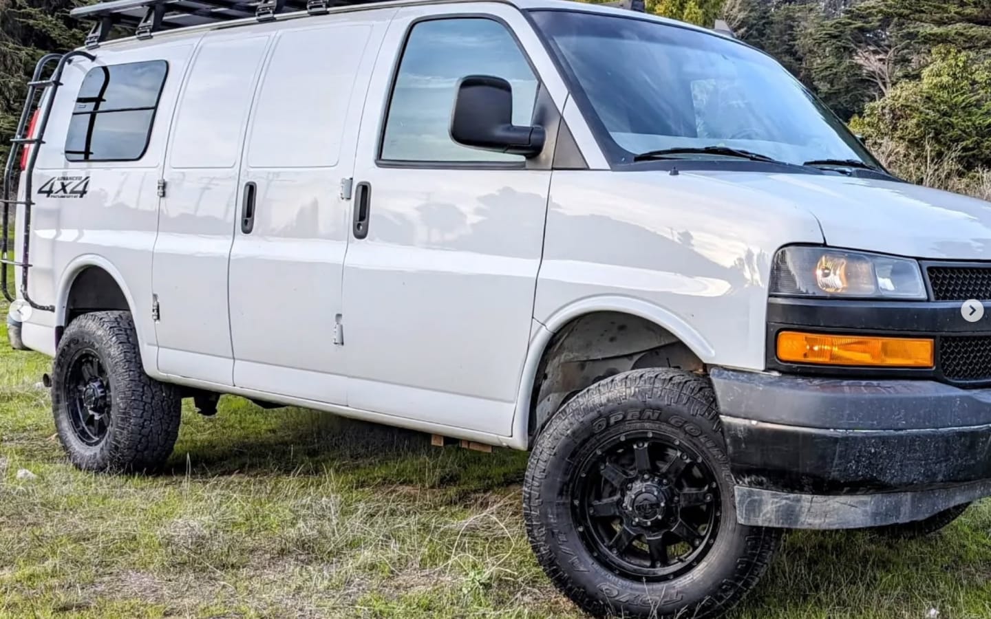 4x4 Chevy Camper Van with Solar for Rent in San Francisco, California