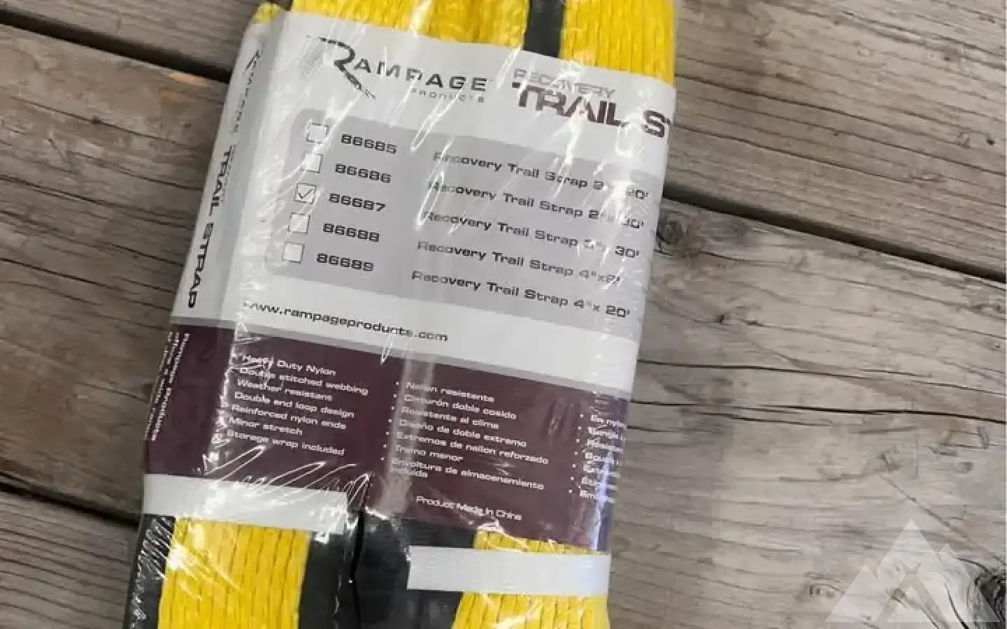 New Rampage 3”x 30’ 30k lb recovery strap available in Centerville ...