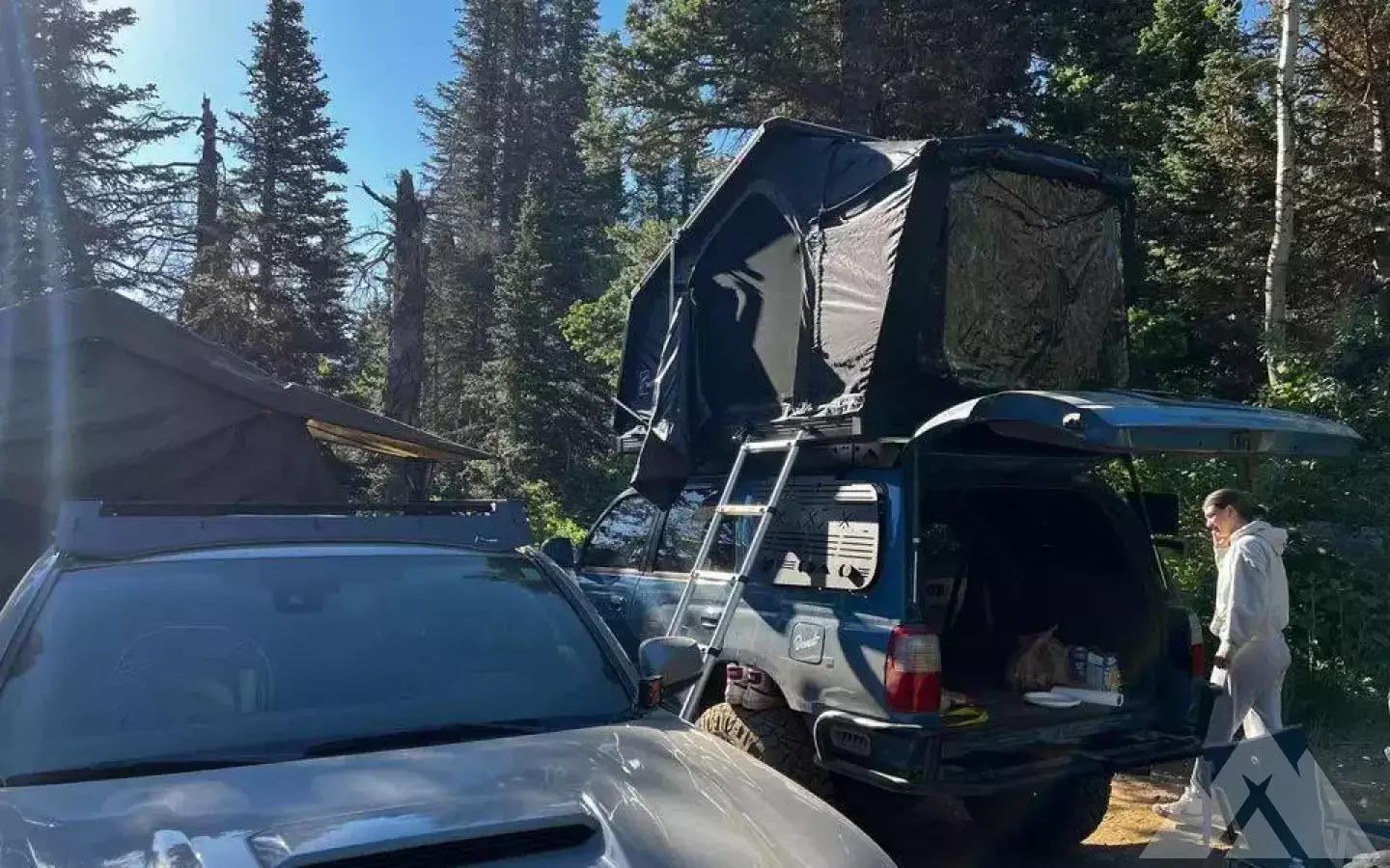 Intrepid Camp Gear RTT + Hest Dually Long Mattress | Roof Top Tent for ...