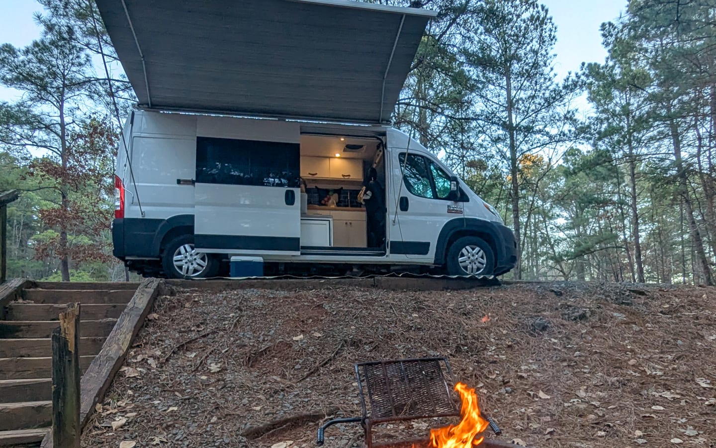 SuNamu: Adventure-Ready Campervan with Cozy Comfor for Rent in Wake Forest, North Carolina