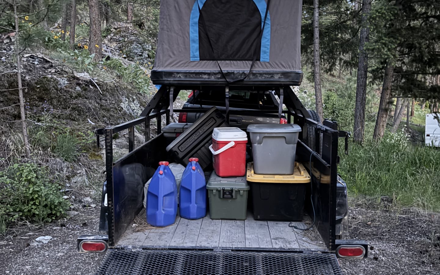 ADVENTURE TIME! Roof-Top-Tent Ramblin' Trailer for Rent in Missoula ...