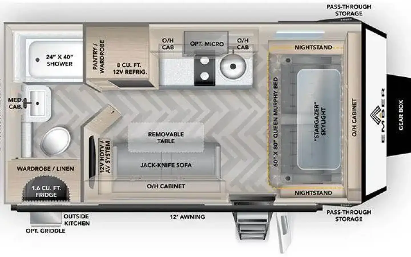 2020 2022 20’ Ember travel trailer for Sale
