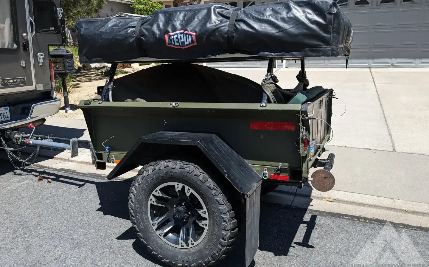 2020 Overland Trailer with Tepui Roof Top - $4,000 for Sale