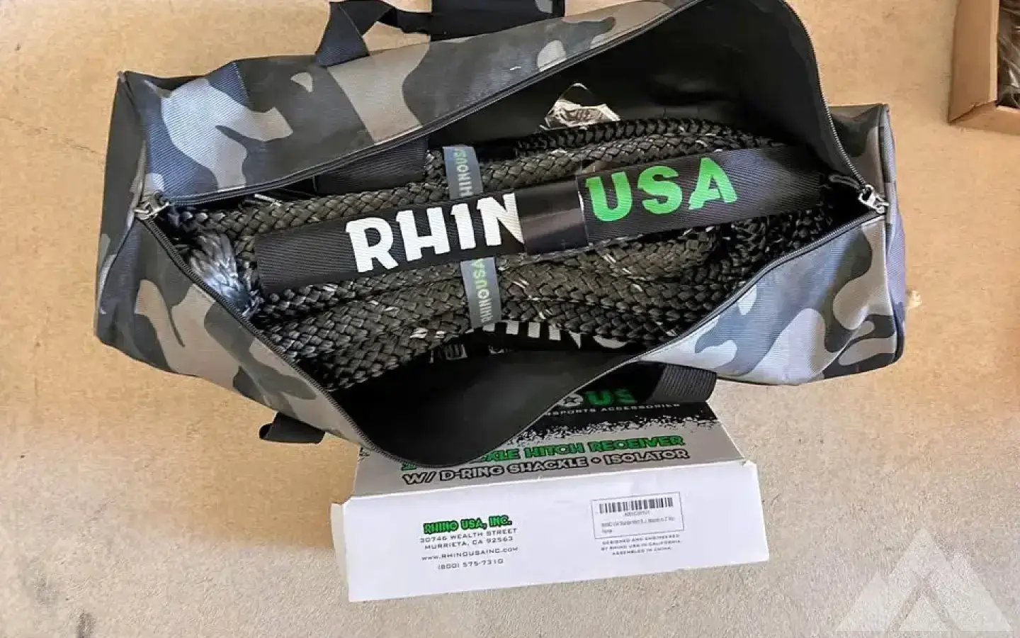 New Rhino USA Kinetic Rope Recovery Kit + 2” Shackle available in Eagle ...