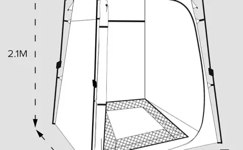 Outdoor Shower Tent Changing Room – New for $ 80.00 | Roy, Utah on ...