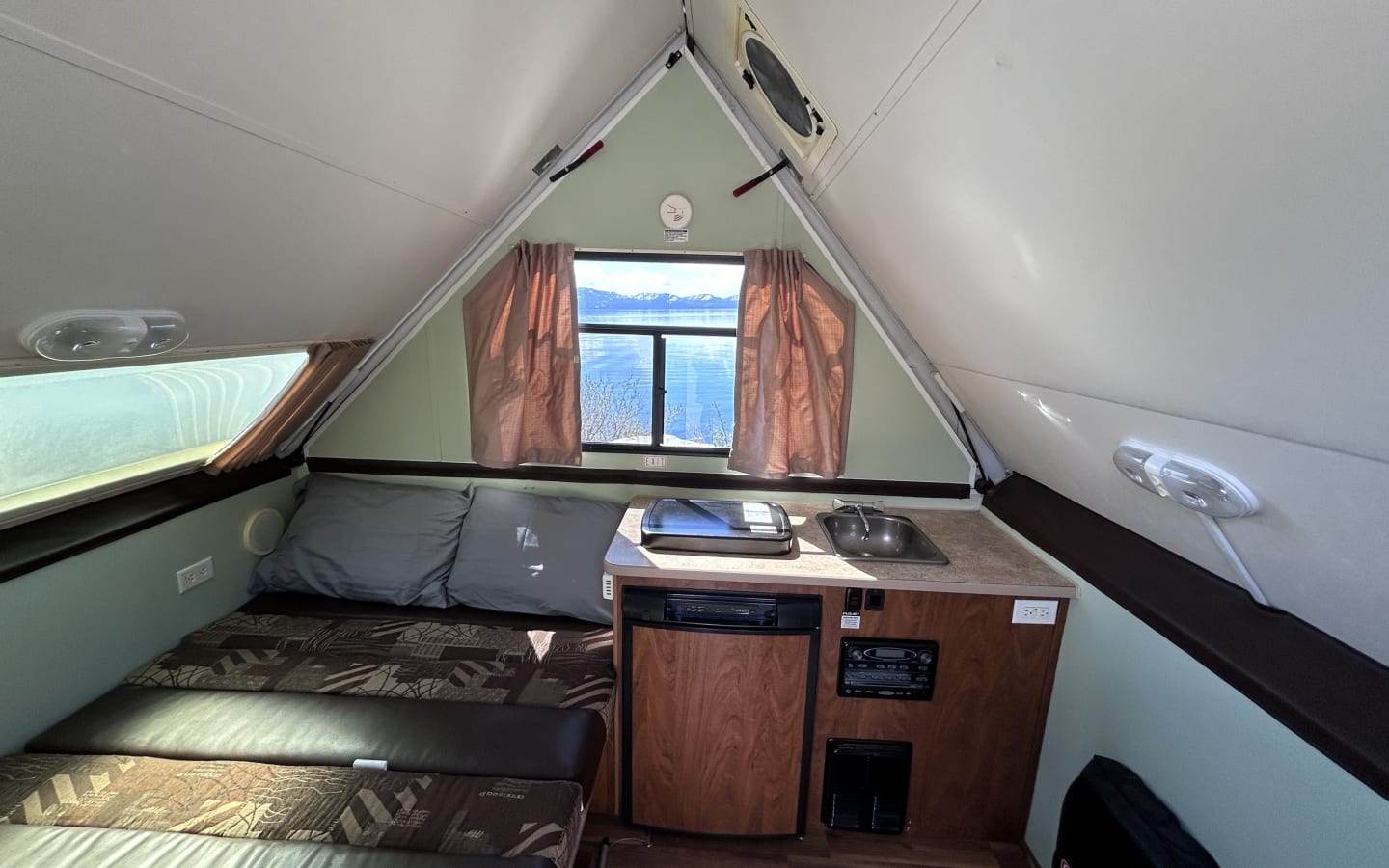 Light A-frame Pop-up, Towable, Cozy Trailer! for Rent in South Lake ...