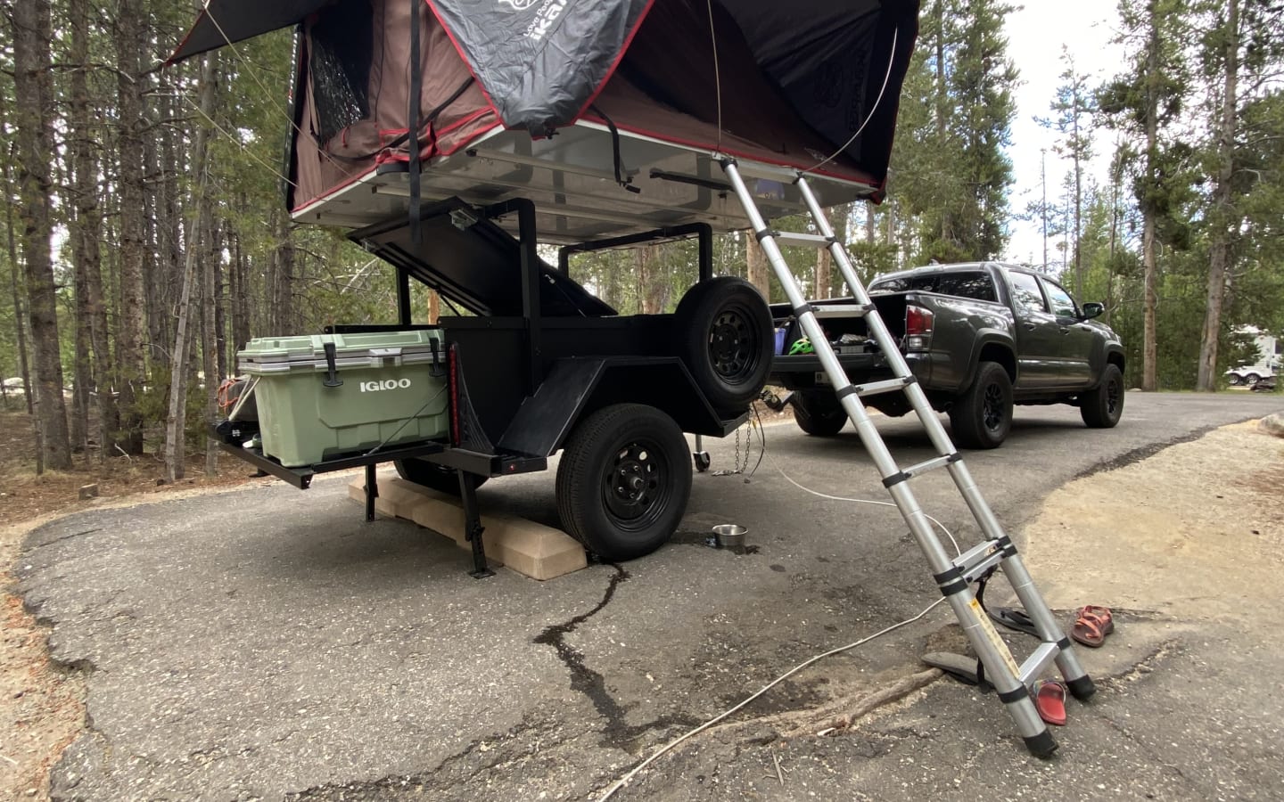 Overland Trailer with iKamper RTT for Rent in Boise, Idaho | lbs, 8 ft