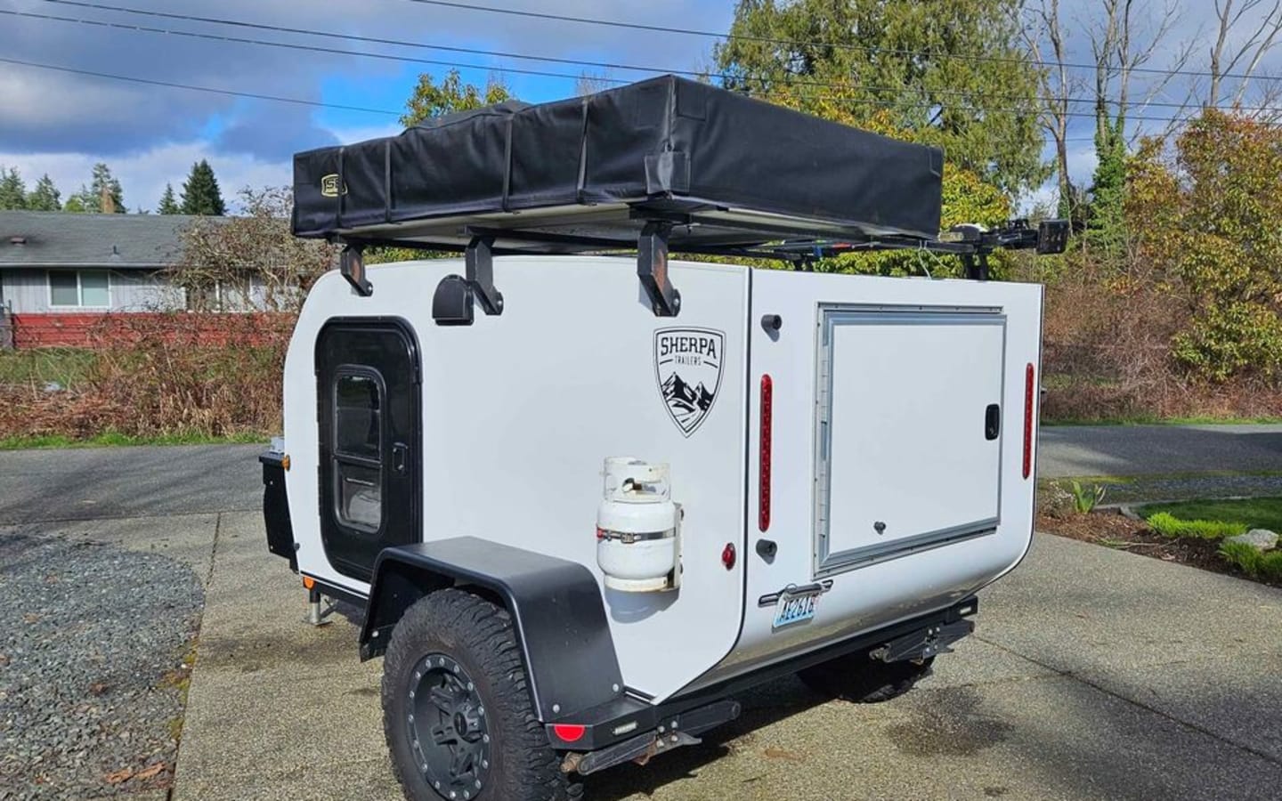Offroad teardrop trailer with rooftop tent for Rent in Seattle ...