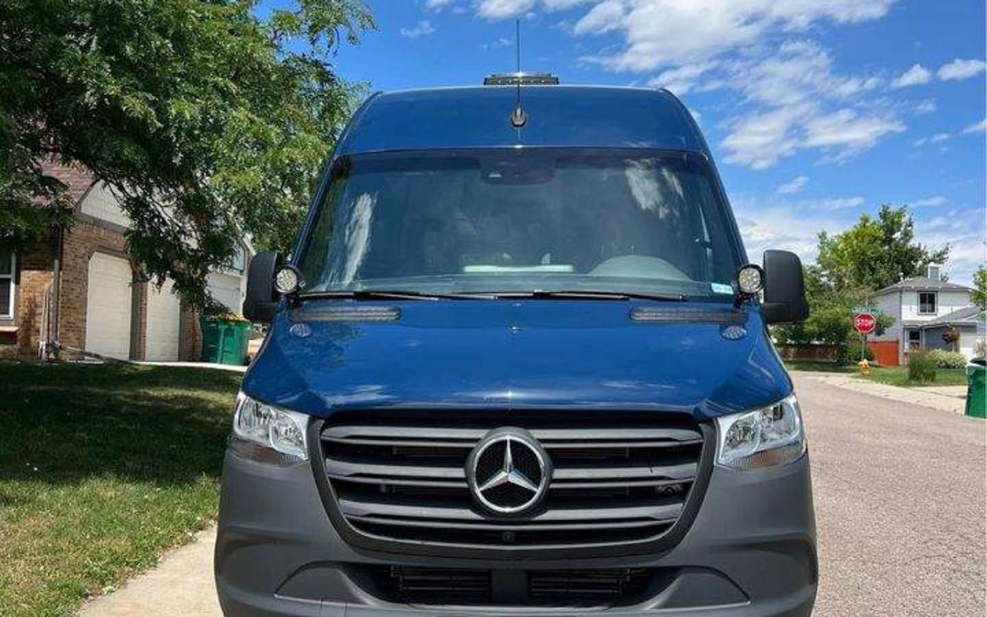 Brilliant Blue Hobbit Hole for Rent in Longmont, Colorado