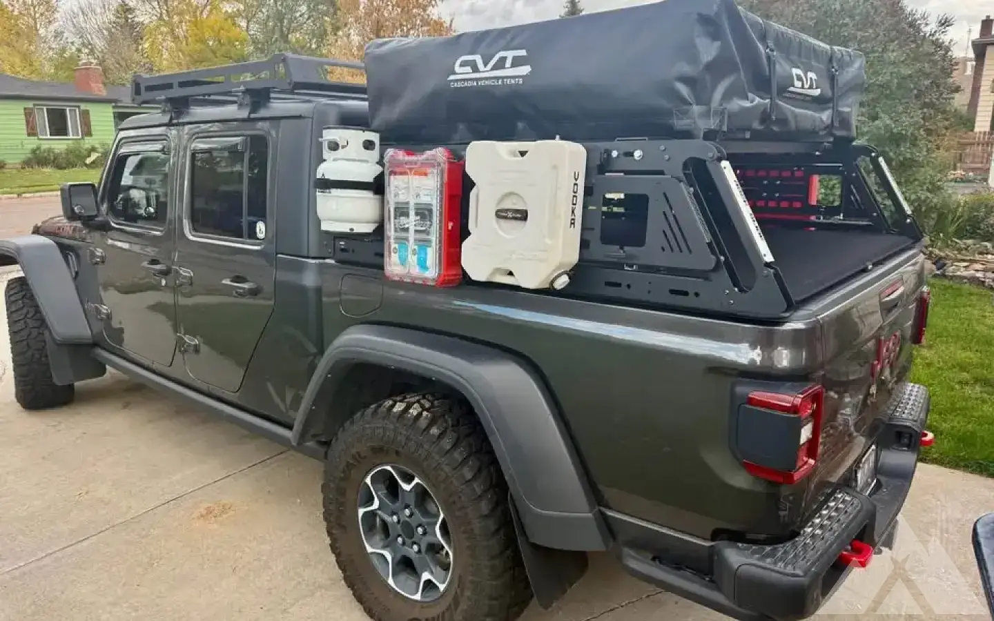 CVT rooftop tent with Rock Slide Engineering frame | Used Roof Top Tent ...